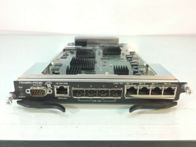 Brocade FastIron SuperX (SX-FI8GMR6-PREM6) 8-Ports Plug-in module ...