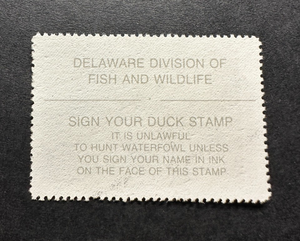 WTDstamps - 1988 DELAWARE - State Duck Stamp - MNH **ARTIST SIGNED** | eBay