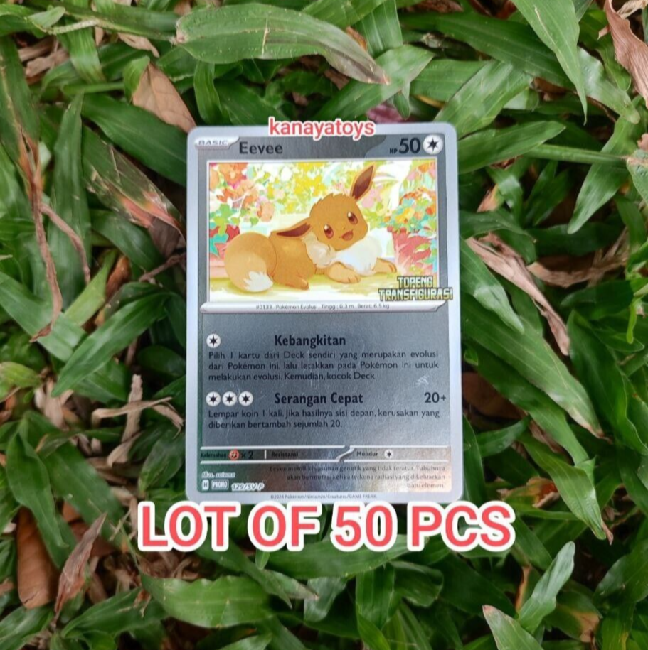 Pokemon Indonesia Exclusive Topeng Transfigurasi Eevee 129/SV-P Lot of ...