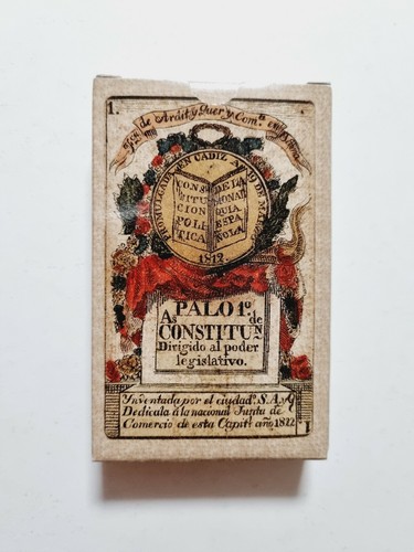 Deck Of Cards For Game Constitution Of Cadiz Spain 1822 Playing Cards ...