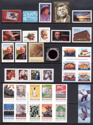 2017 U.S. COMMEMORATIVE - DEFINITIVE YEAR SET *121 STAMPS* WITH 3 ...
