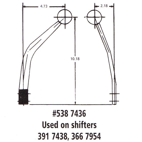 Hurst Bolt On Chrome 10 inch Shifter Stick 1969 Camaro Firebird 5387436 ...