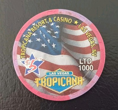 $5 Tropicana Casino Las Vegas July 4th, 1999 Ltd. Edition 1000 Rare ...