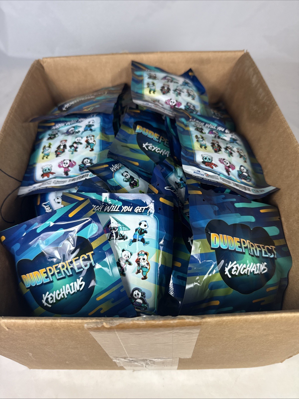 Dude Perfect Clip Keychain Lot of 100 Cool Panda Edition 2024 SEALED ...