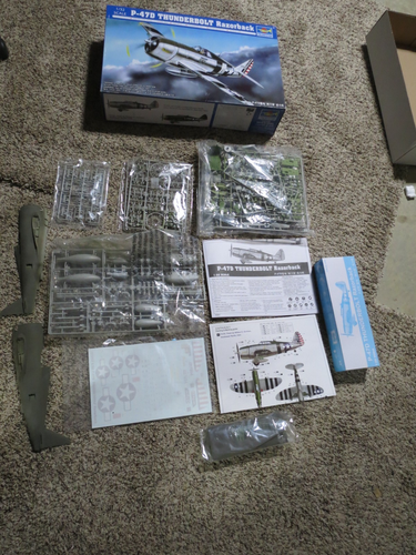 1/32 TRUMPETER P-47D THUNDERBOLT KIT-#02262 | eBay