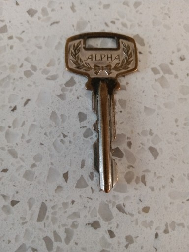 Vintage Ornate Alpha With Laurel Wreath & Bow Key | eBay