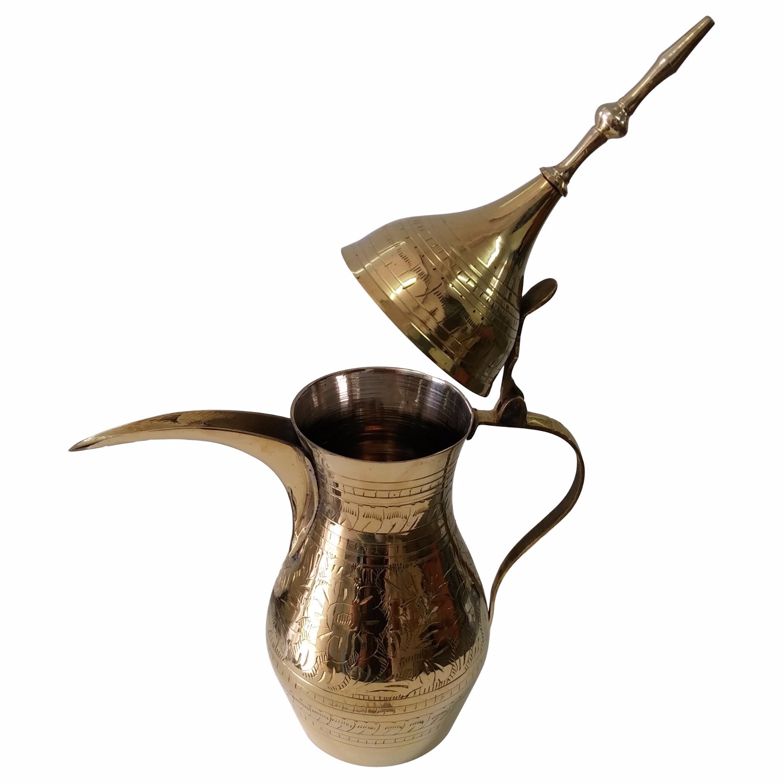 Small Dallah - Finjan Coffee Tea Pot Arabic Copper Pot 6.3 Inches | eBay