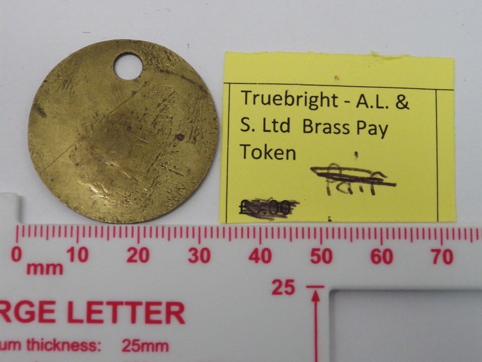 A L & S LTD TRUBRITE Pit Check Tally Mining Pit Colliery Mine ...