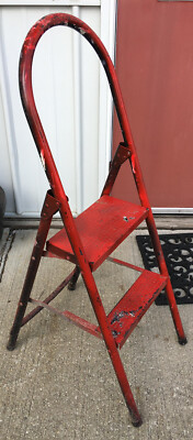 Keller Metal 2 Step Stool Ladder 312-BK Folding stepladder | eBay