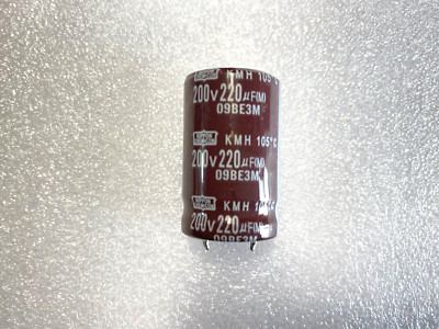 Nippon Chemicon Brown Capacitor - 220uF, 200V | eBay Australia