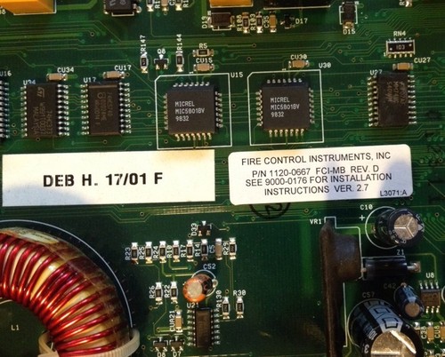 FCI 7200 MB MCB 1120-0667 FIREVAC MOTHER/BOARD FCMCB-PCA REV M Fire ...