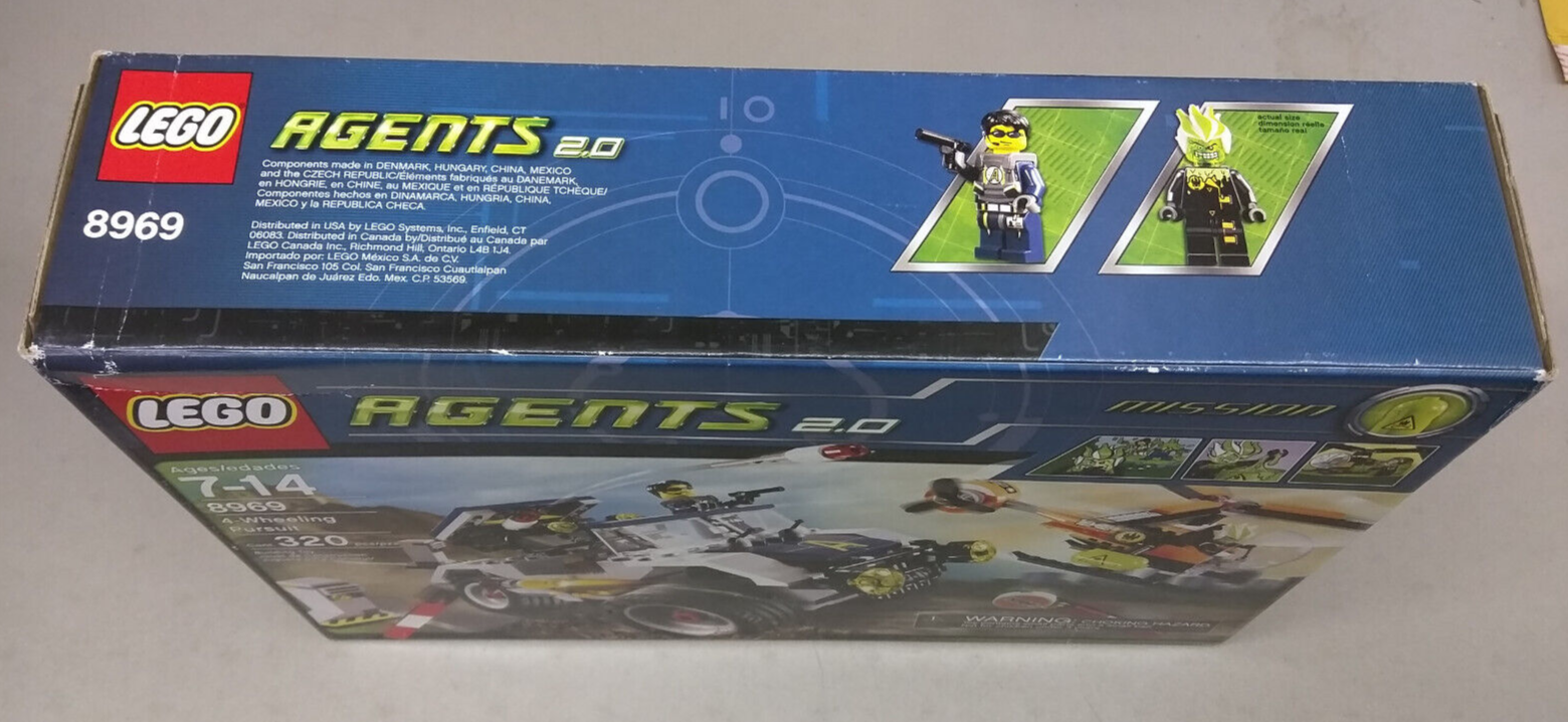 LEGO Agents 2.0 8969 4-Wheeling Pursuit NEW! Monster Truck Jeep ...