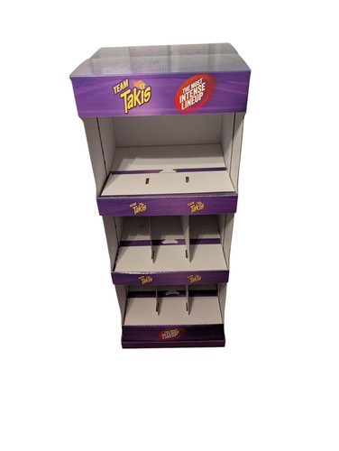 Team Takis Cardboard Football Retail Store Display Stand Shelf | eBay