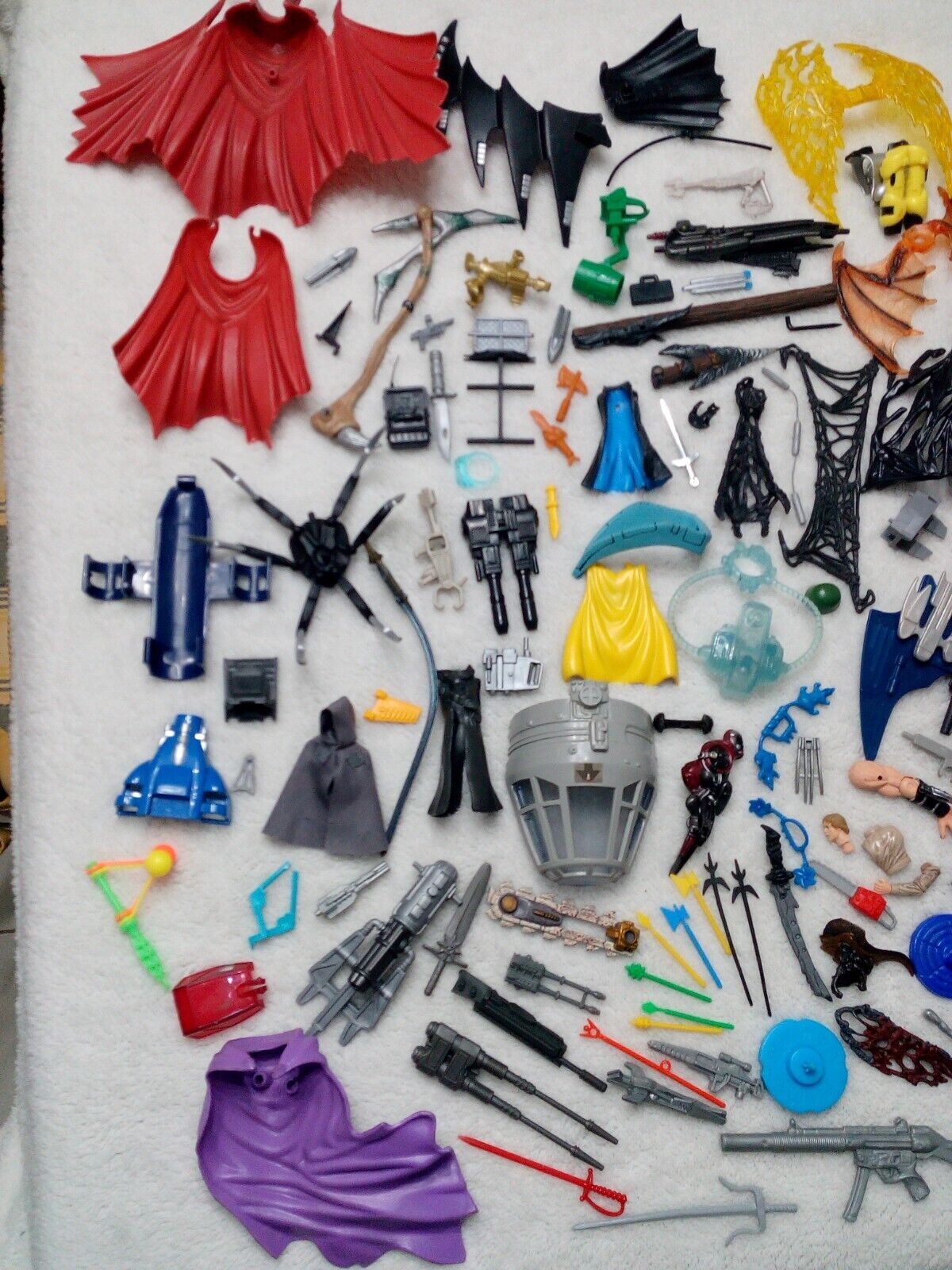 Big Action Figure Mixed Parts and Pieces Lot Over 100 pieces | eBay