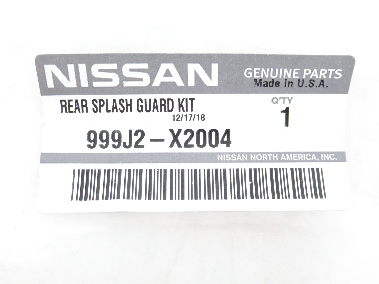 Nissan 999j2-x2004 Rear Splash Guards 2pc Set Genuine OEM for sale ...