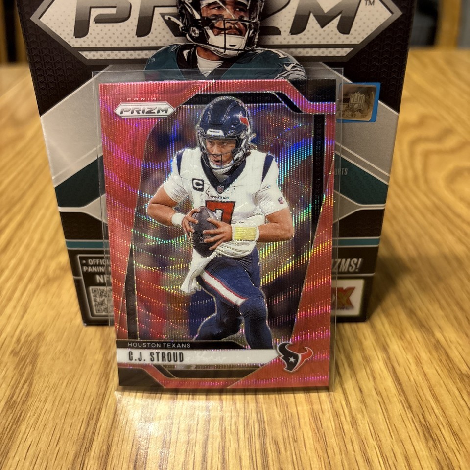 2024 Panini Prizm Pink Wave Prizm #111 C.J. Stroud Houston Texans | eBay