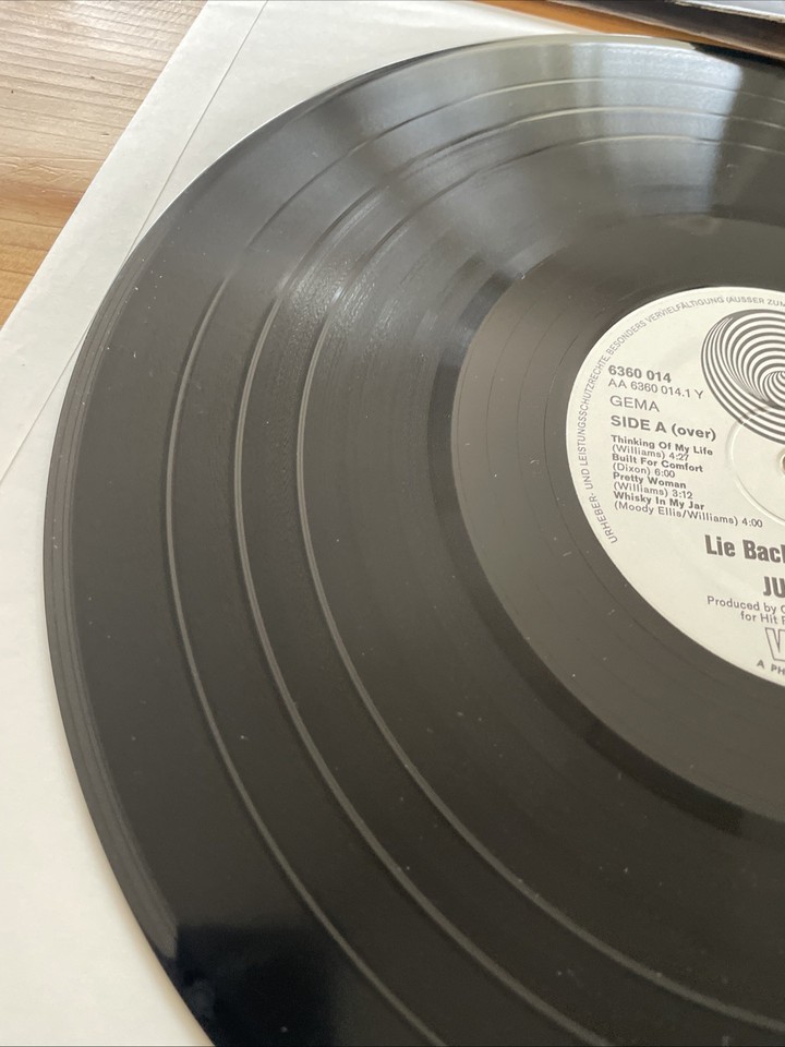 Juicy Lucy Lie Back And Enjoy It Vertigo Swirl German 1. Pressing Fold ...