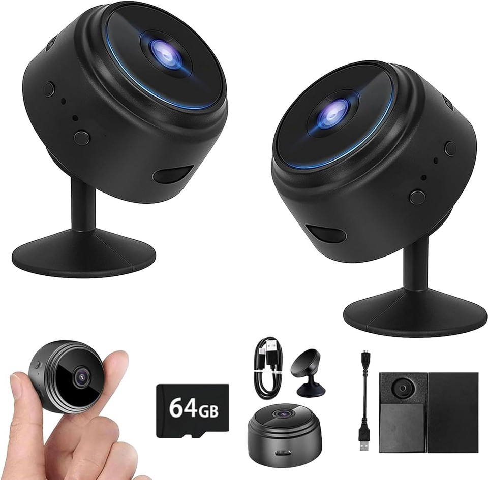 Guard House Security Camera1080p HD Magnetic Mini Cameras Smart Alarm ...