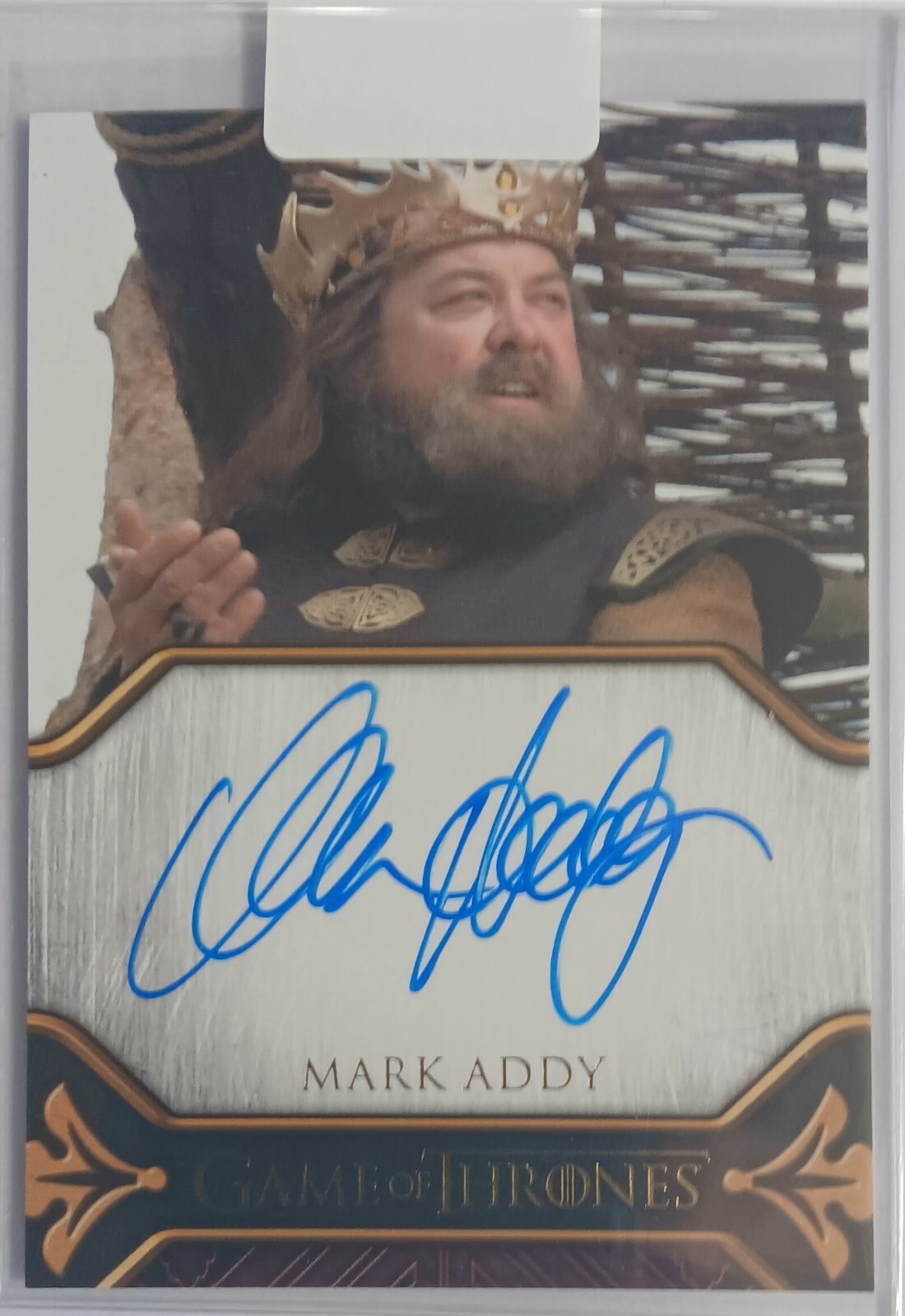 2023 Game of Thrones Arts & Images MARK ADDY as KING ROBERT BARATHEON ...