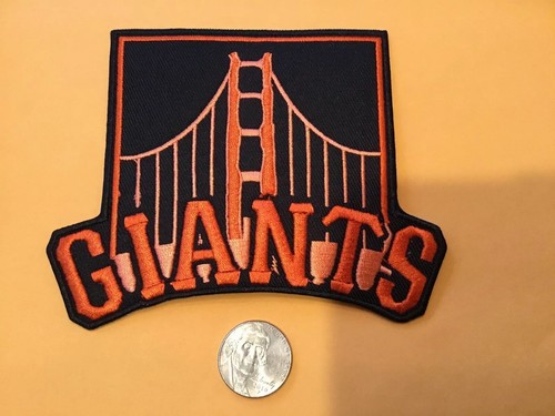 SF GIANTS MLB San Francisco Giants Vintage Embroidered Iron On Patch 4. ...