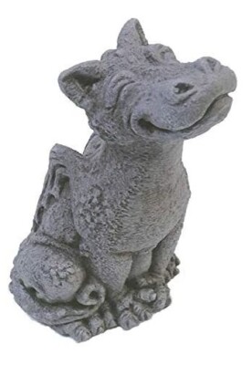 Massarelli 5045 Little Darling Dragon 'Rexy' Large Cast Stone Garden ...