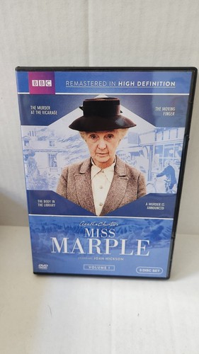 Agatha Christies Miss Marple, Vol. 1 (DVD, 2014, 3-Disc Set) Very Clean ...