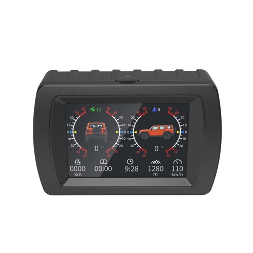 Digital Car GPS Inclinometer Compass 4x4 Off Road Slope Gauge Travl ...