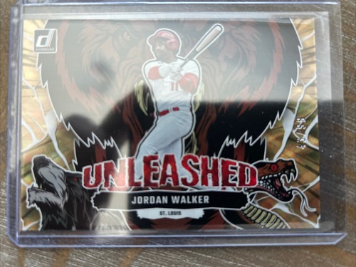 2023 Donruss Baseball Unleashed Gold #5 Jordan Walker /99 - St. Louis ...