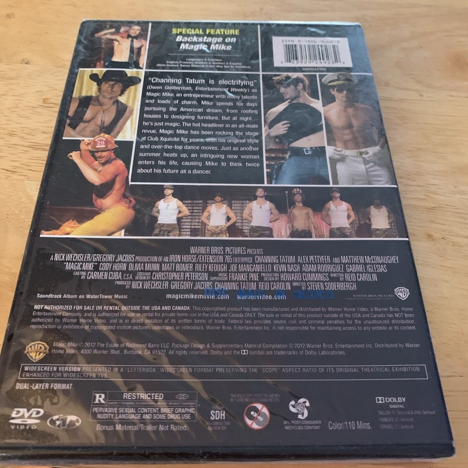 NEW DVD ~ Magic Mike ~ Channing Tatum ~ Matthew McConaughey ~ 2012 ...