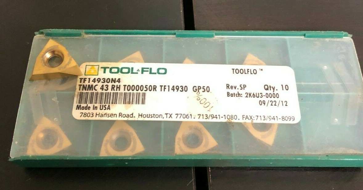 ToolFlo TNMC 43 RH T000050R TF14930 GP50 *priced per insert* | eBay