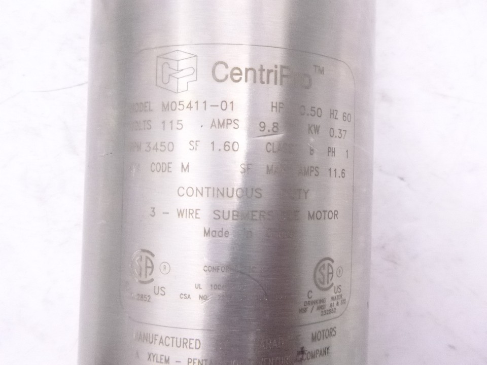 CentriPro 4" Submersible Well Pump 10 Stages .50HP 60HZ 115V | eBay