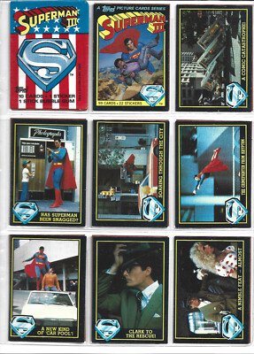 SUPERMAN III – 99 Cards and Wrapper – Complete Set | eBay