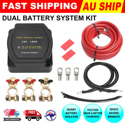 12V Dual Battery System Smart Isolator Voltage Sensitive Relay VSR ...