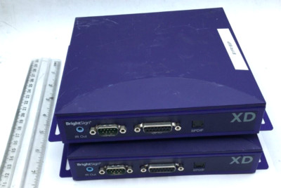 BrightSign Lot of 2 Solid State Digital Sign Computer XD1030 Working ...