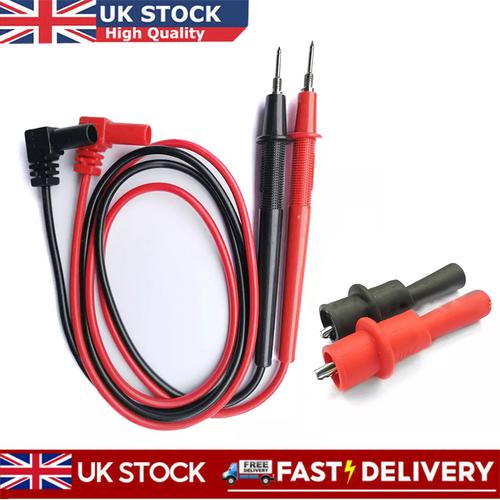 Multimeter Test Leads fit Fluke Meter Electrical Alligator Probes Clip ...