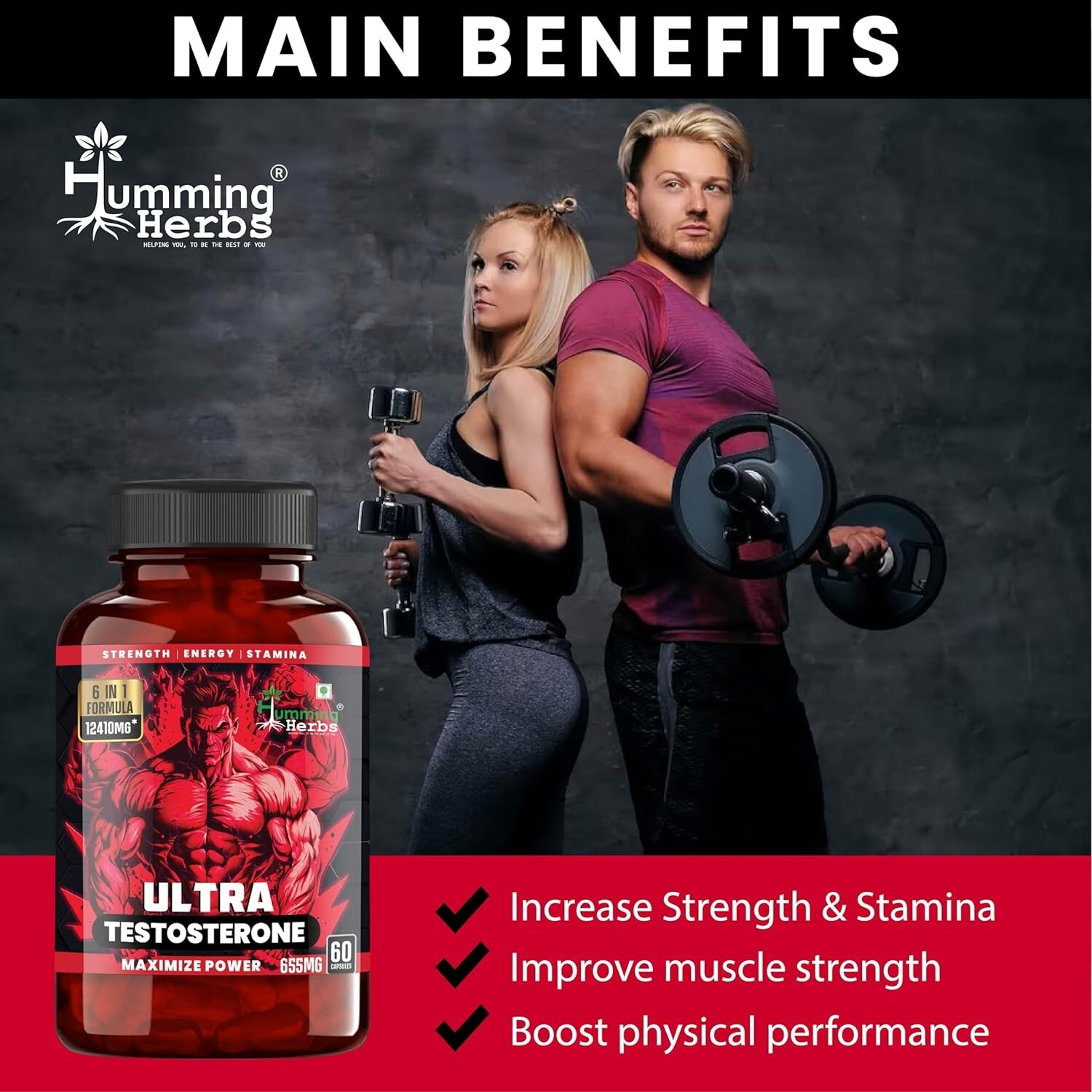 Natural Testosterone Booster - Increase Energy, Improve Muscle Strength ...