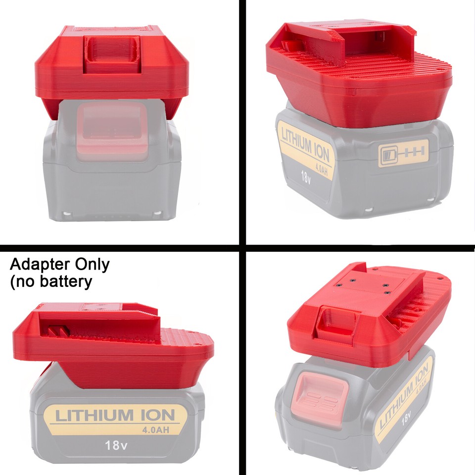 New Adapter For Dewalt 18/20V Li-Ion Battery To Fits Skil 18V Ni-Cd ...