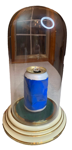 Antique Glass Metal Cloche Bell Jar Dome for Specimens Display Showcase ...