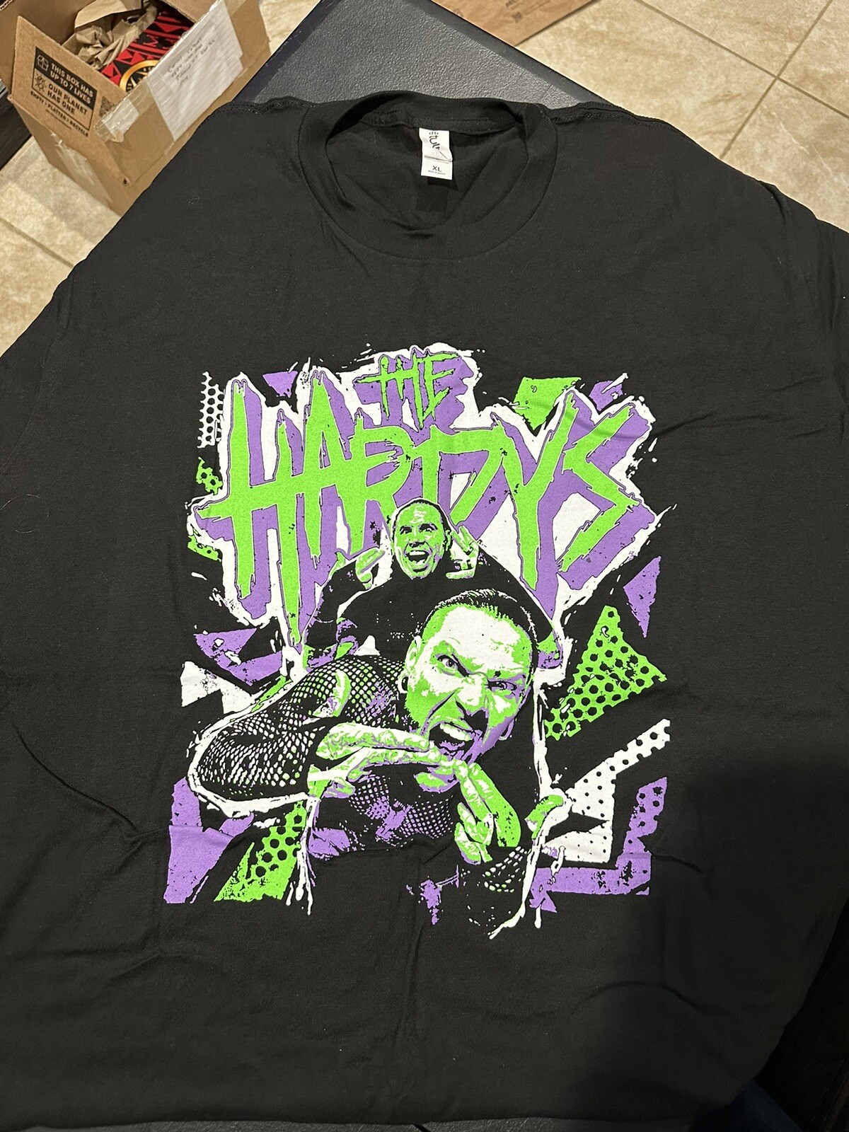 Pro Wrestling Crate The Hardys Hardy Boys Shirt X-Large Jeff Matt AEW ...