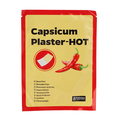 40pcs Pain Patches Capsaicin Extract Remove Discomfort Breathable ...