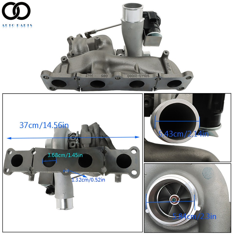 Turbo Turbocharger For 2011-2016 Hyundai Sonata / Kia Sportage 2.0L ...