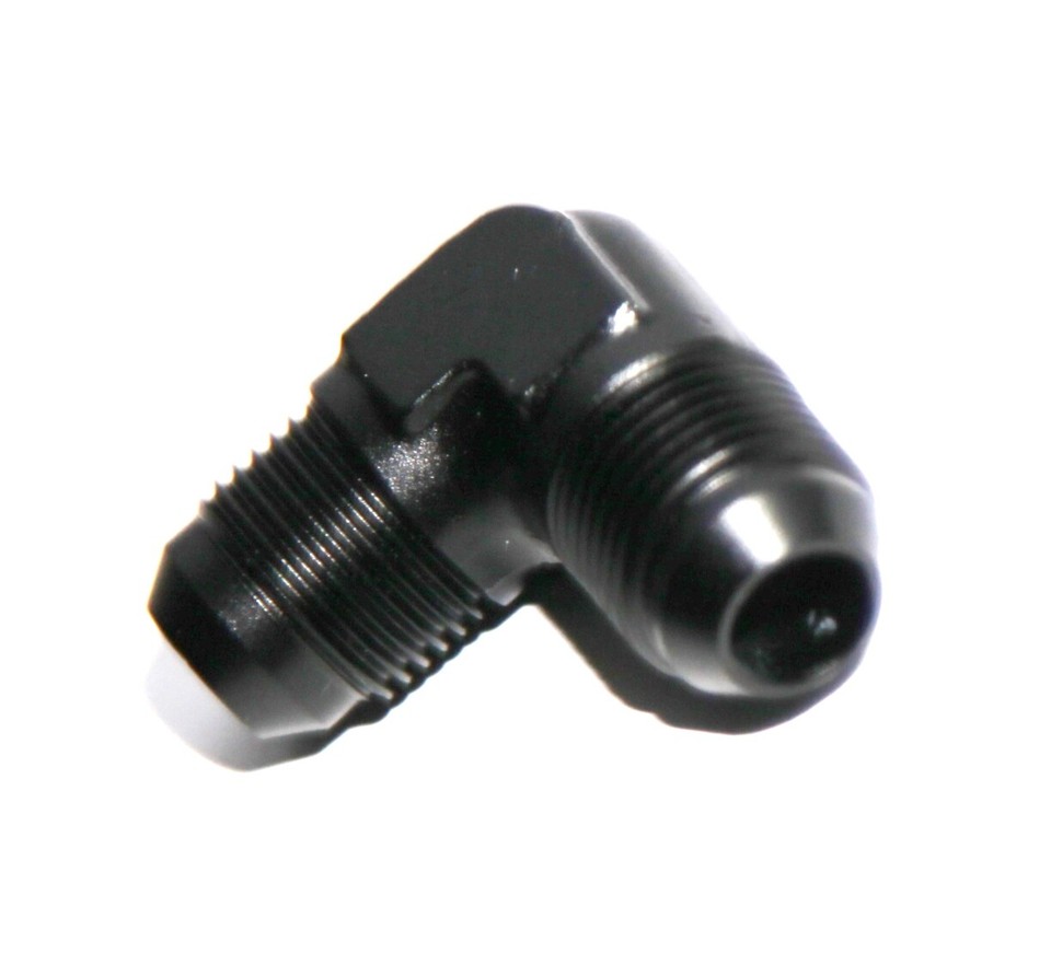 AN8 8AN Male to AN-8 Male 90° Deg Swivel Fuel Oil Gas Line Fitting ...