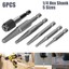 6Pcs Stud Screw Extractor Remover 1/4 Inch Hex Shank Damaged Bolt Easy ...