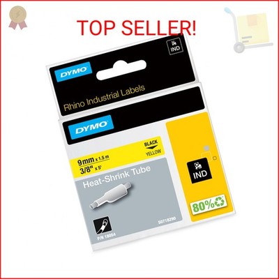 DYMO Industrial Heat Shrink Tubes for DYMO Industrial RhinoPro Label ...