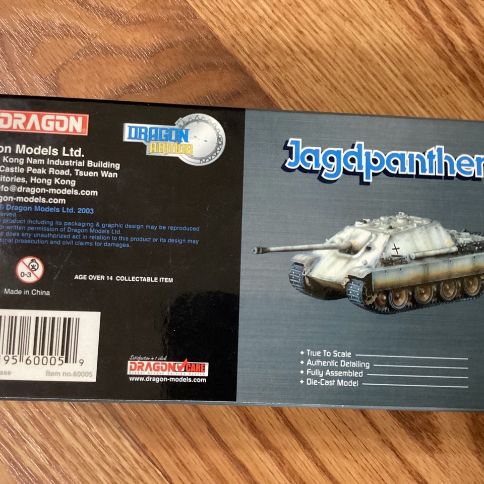 Dragon Armor 1:72 Jagdpanther Fürher-Grenadier-Brigade, East Prussia ...