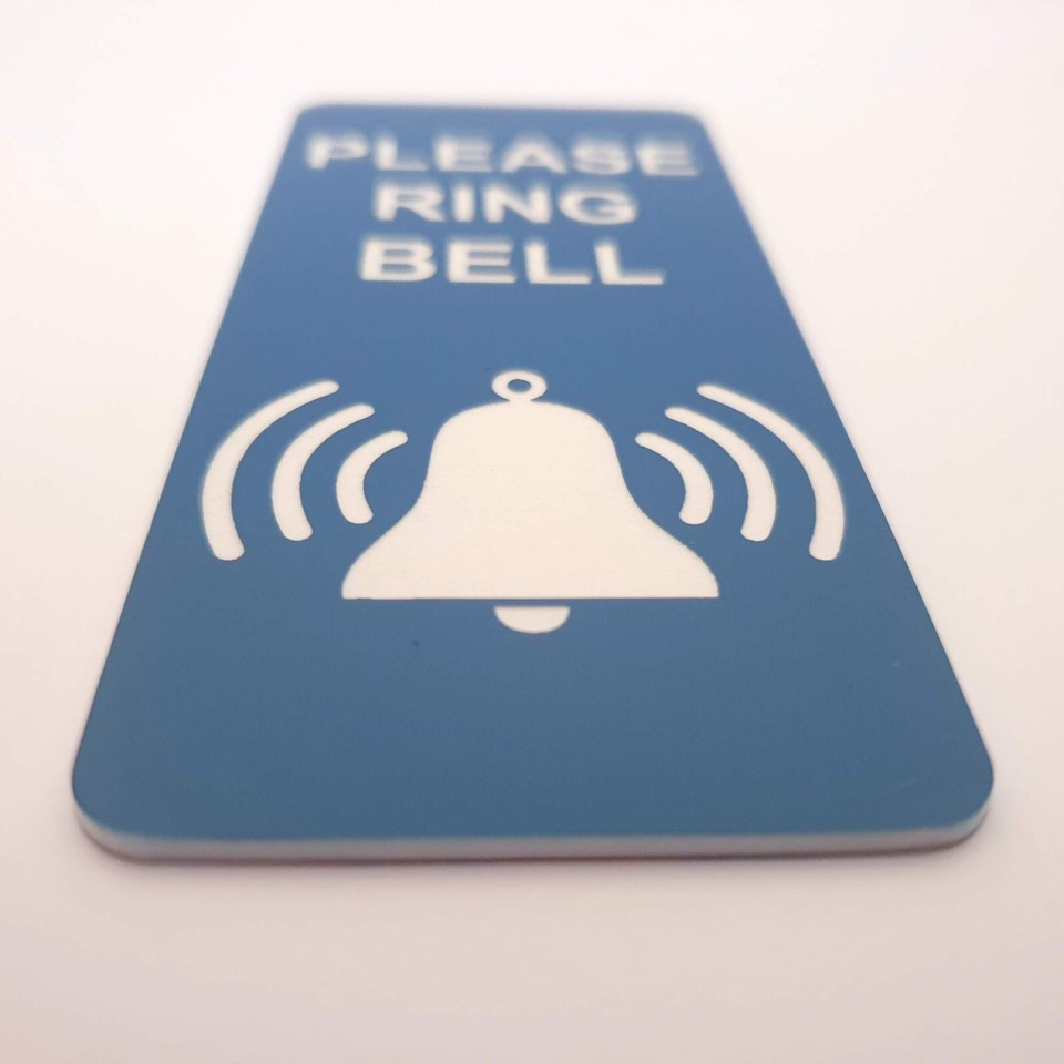 Please Ring Bell Sign Plaque Door Doorbell Ding Dong Buzzer Chime | eBay