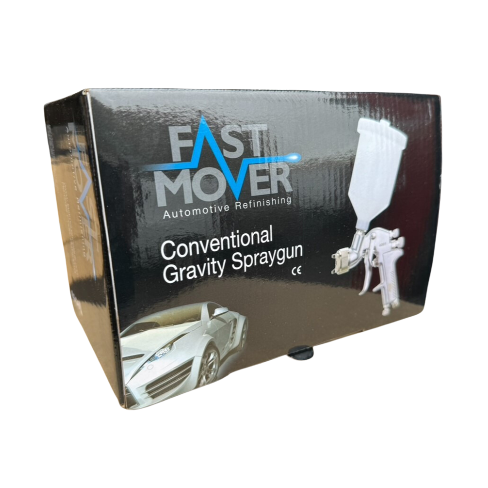 Fast Mover Tools Air Spray Gun Gravity Feed 1.8mm Tip 4001G Paint ...