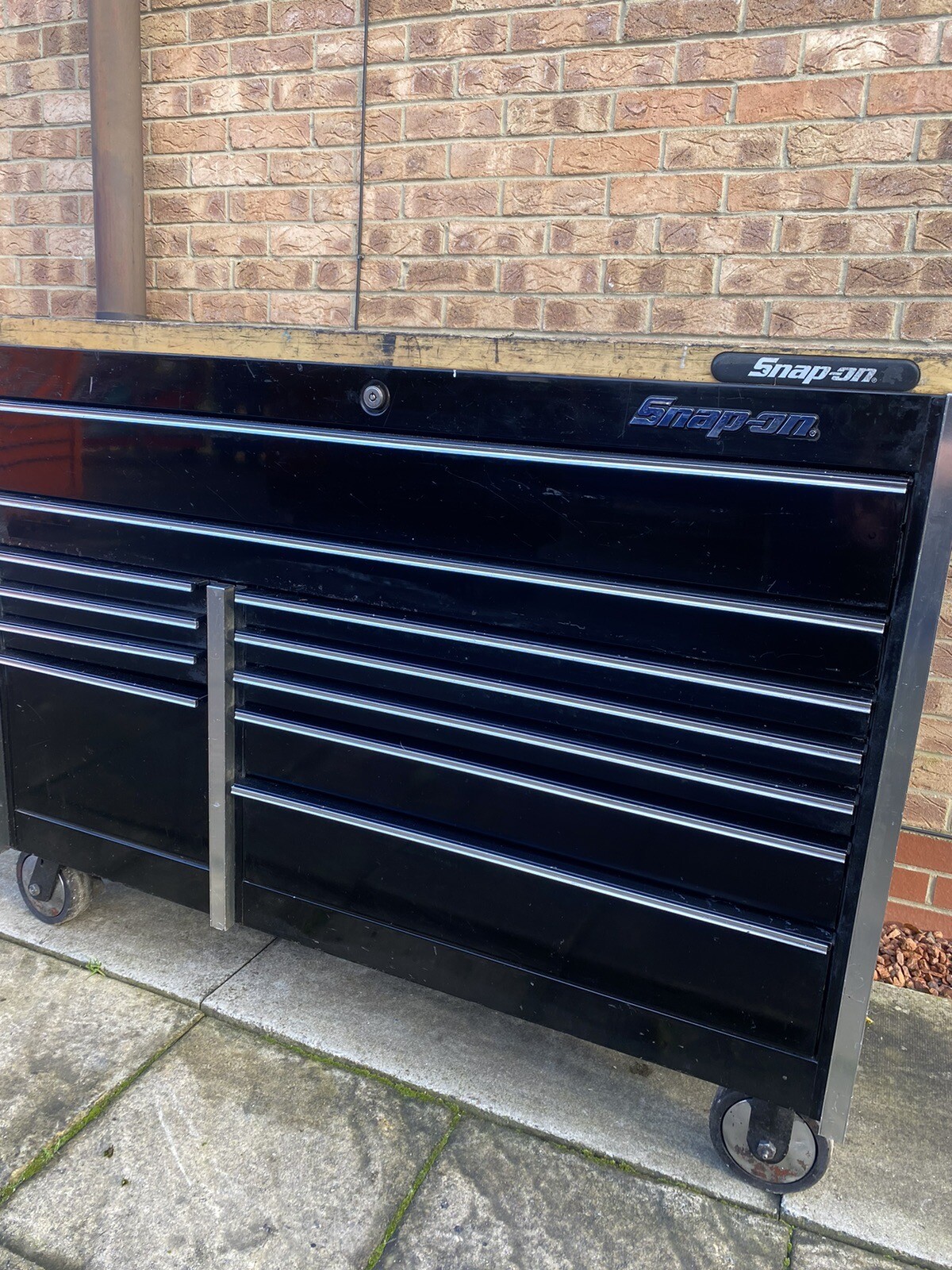 Snap On 55” By 24” Toolbox Roll Cab With Wooden Worktop | eBay