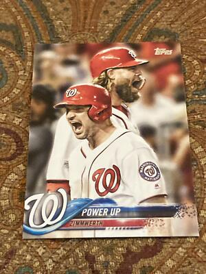 2018 Topps #379 Power Up (Ryan Zimmerman / Jayson Werth) | eBay