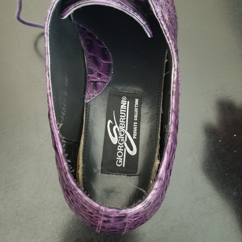 Giorgio Brutini Private Collection Shoes Mens 10 Alligator Print ...